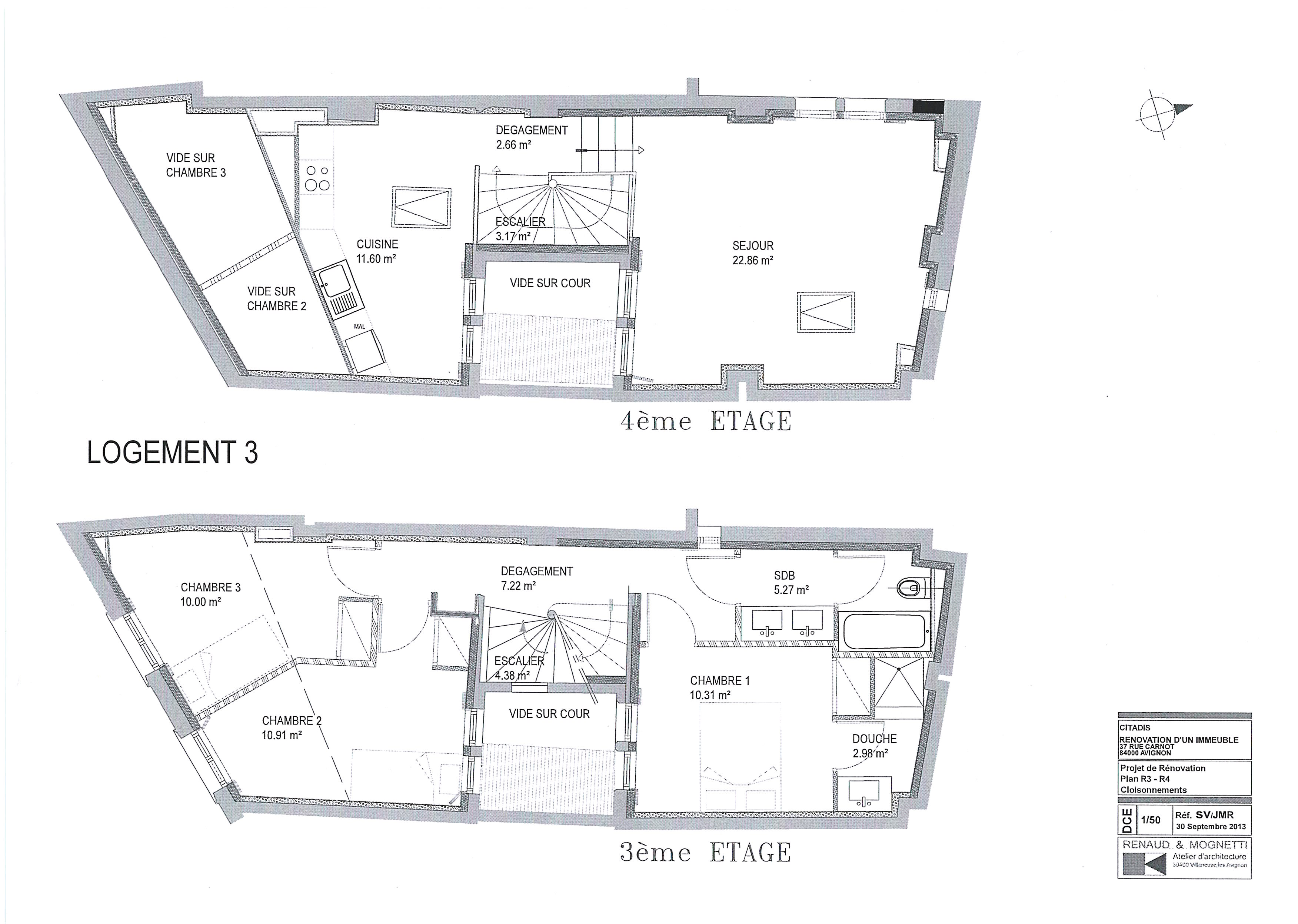 T4 en duplex - Avignon intramuros - Citadis